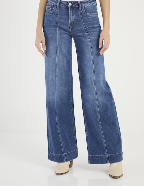 Jeans wide leg Flying Monkey para mujer 1