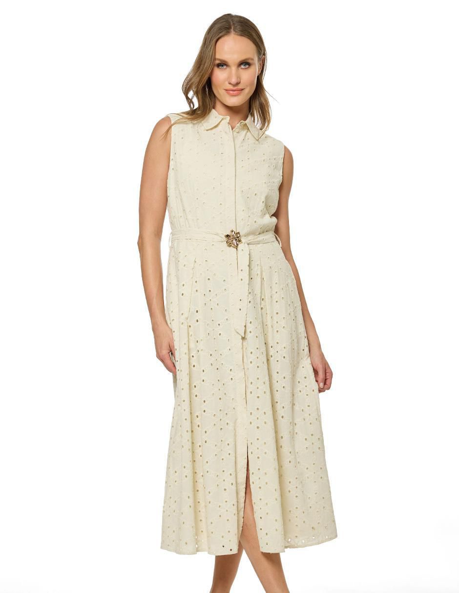 Vestido midi casual Foley's para mujer