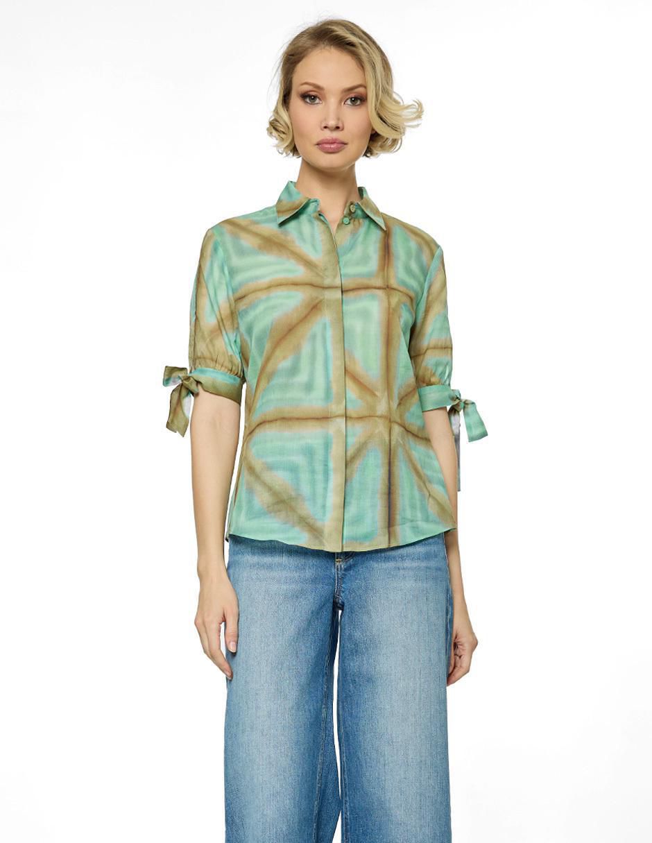 Blusa Foley's manga corta para mujer